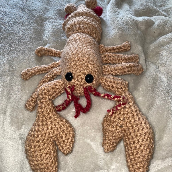 Lobster Crochet Pattern, Lobster Amigurumi Pattern, Crochet Lobster ...