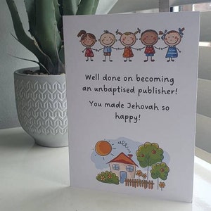 JW Friendship Card I Thank Jehovah for Friends Like You Jehovah's ...