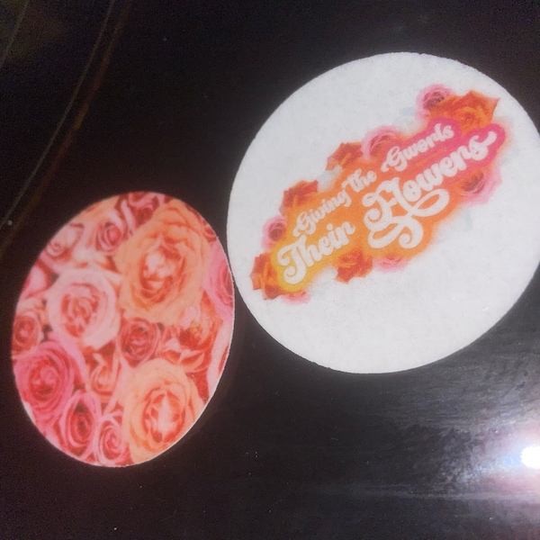 Edible Drinkable Image Photo Logo Drinks Toppers 2 Dozen 24 per Set ...