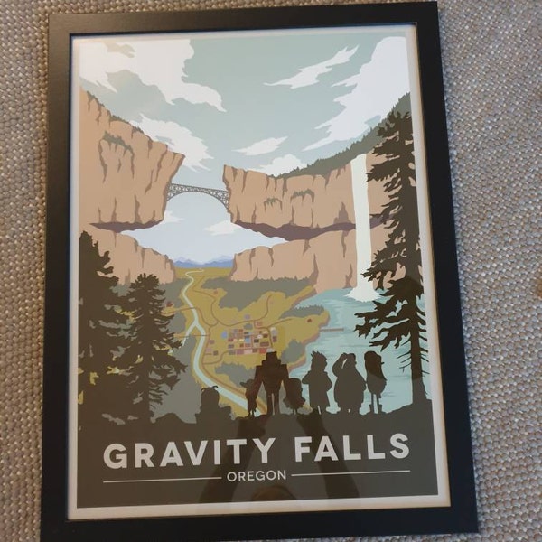Gravity Falls National Park Poster - Etsy