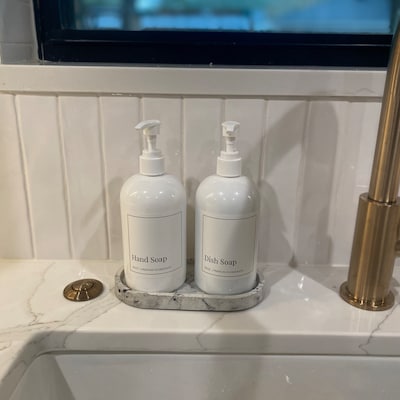 16 Oz White Labelled Shampoo Bottles Refillable Bottles - Etsy Canada