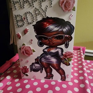 Glamorous Chibi Doll Red Hair Digital Paper Dolls, Glamorous Chibi Doll ...