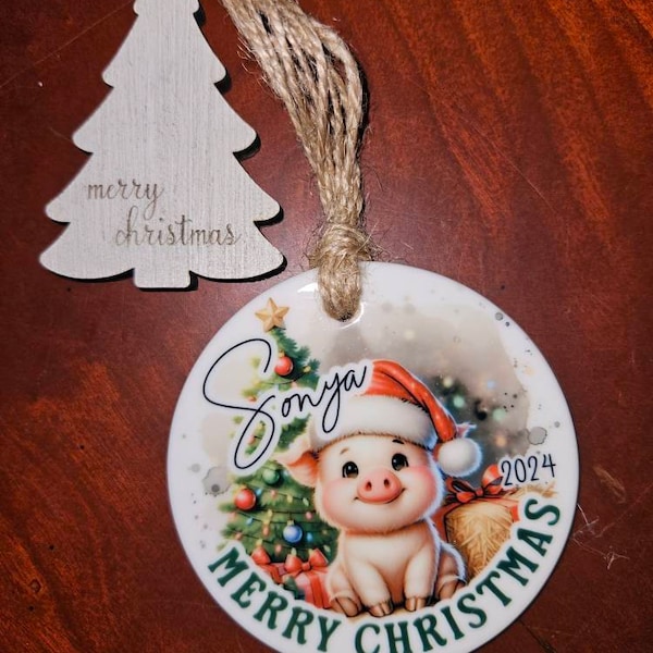 Yellow Ball Python Snake Custom Christmas Ornament of Python ...