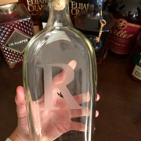 Custom Etched Infinity Bottle - Etsy