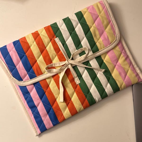 Beginner Quilted Laptop Sleeve Pattern | PDF Digital Sewing Pattern ...