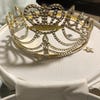 HOJ Crown & Heroines of Jericho Chain Collar Gold Tone With Rhinestone Fine Quality Red Velvet ...