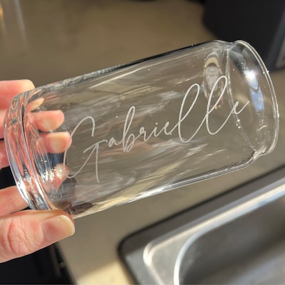 Engraved Last Name Wine Glass Custom Glass Gift for - Etsy