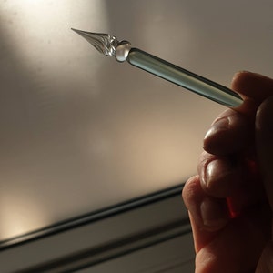 Glass Quill Plain Moss - Etsy