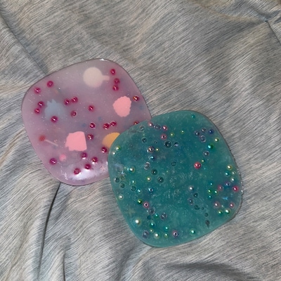 Rainbow Colored Pick Pads Glow in the Dark - Etsy