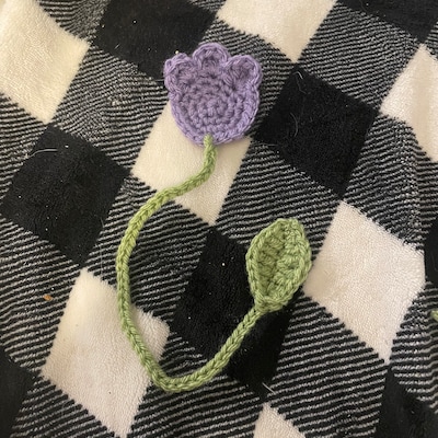 Tulip Bookmark Crochet PDF Pattern Easy Beginner Crochet Tutorial ...
