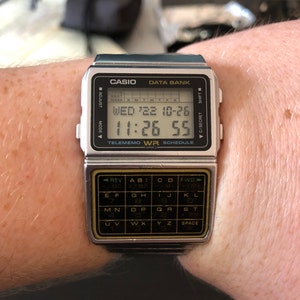 Rare & Vintage Casio DBC-63 Dino Zone Databank Wrist Watch Fully ...