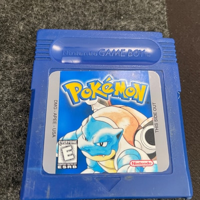 Pokemon Blue Gameboy Replacement Label Gloss or Holo - Etsy