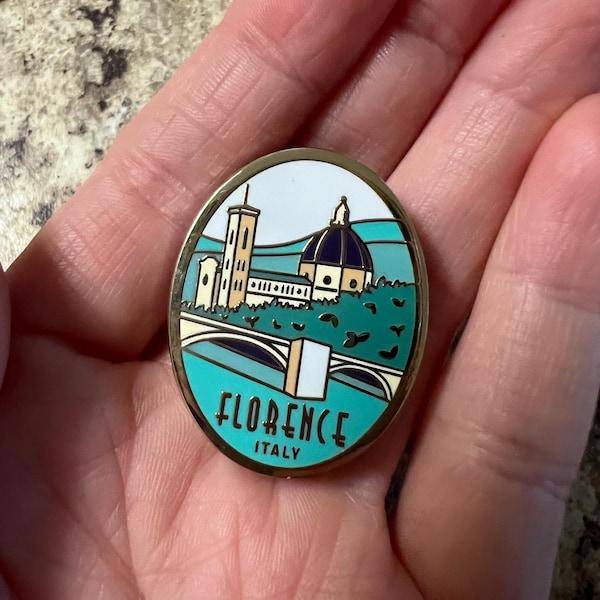 Amalfi Italy Travel Pin, Hard Enamel Pin, Flair, Brooch, Lapel, Pins ...