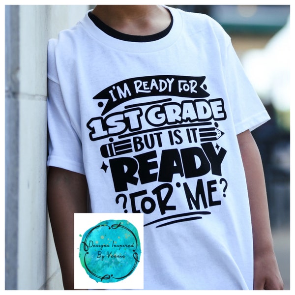 Back to School Svg Bundle| I'm Ready for Kindergarten but is It Ready ...