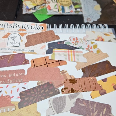 Pack of 25 aesthetic Sticker Flakes Aesthetic Sticker Flakes Washi ...