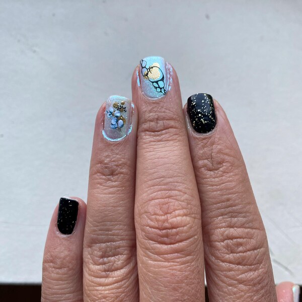 Opal Aurora Flakes, Opal Flake, Holographic Flakes, Unicorn Aurora ...