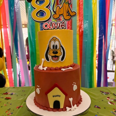 Mickey Mouse, Pluto Cake Topper - Etsy