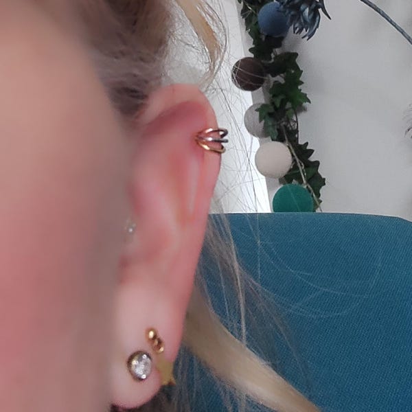 14K 16G Solid Gold Dermal Piercing/internally Threaded Dermal Anchor ...