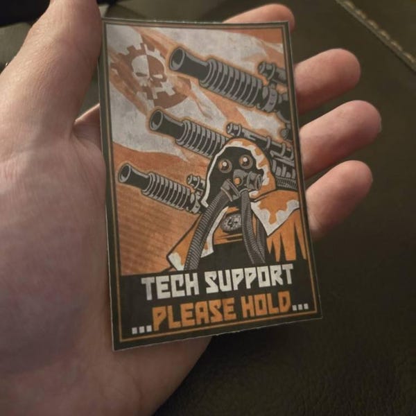 Ork WAAAGH! Banner Sticker - Etsy