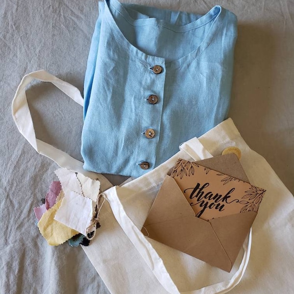 Linen Loose Sleeveless Dress With Hidden Side Pockets Malibu Nursing