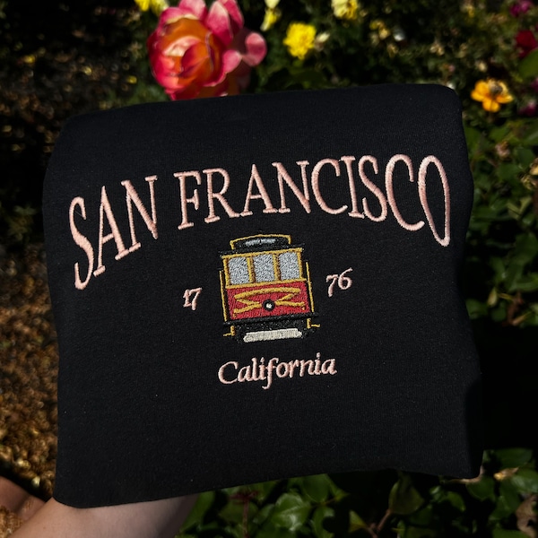 San Francisco Machine Embroidery Designs, California State, USA, Cable ...