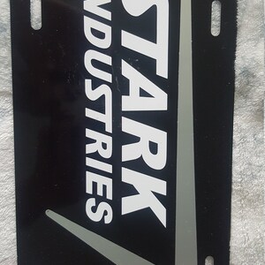 Stark Industries Custom License Plate - Etsy