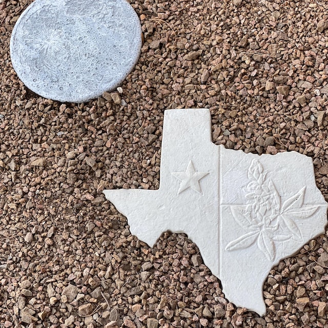 Texas Shaped Stepping Stone Molds