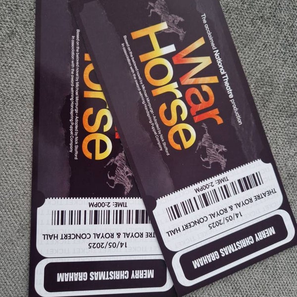 Personalised Foiled Golden Ticket, Personalised Token, Surprise Gift ...