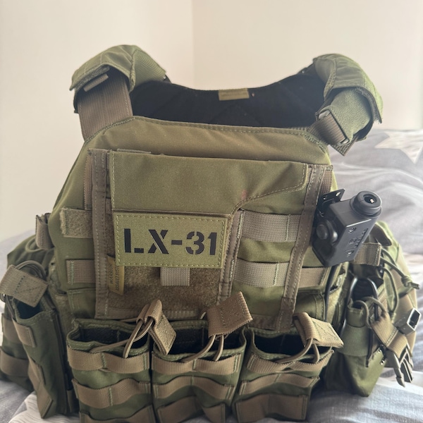 Custom Callsign Patches Your Own Text Number Lasercut Patch Customized ...