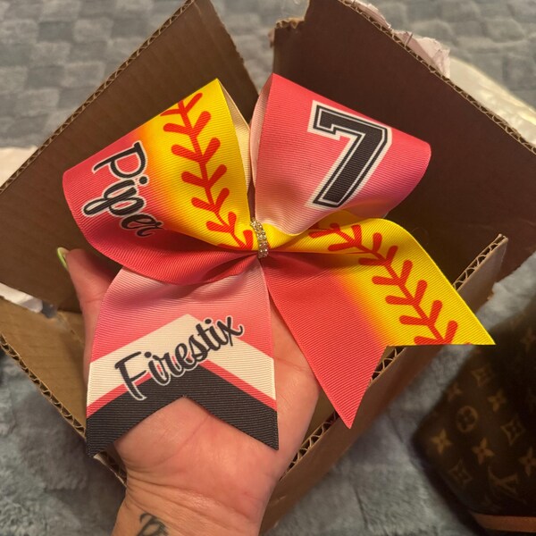 Skinny Collegiate Cheer Bow, White and Green Cheer Bow, Add ...