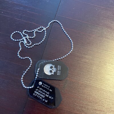 Star Wars-inspired Dog Tags Customized in Aurebesh - Etsy