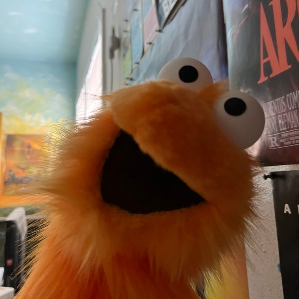 Little Gustav, an Orange Muppet Who Likes Birds, Sandwiches With Cheese ...