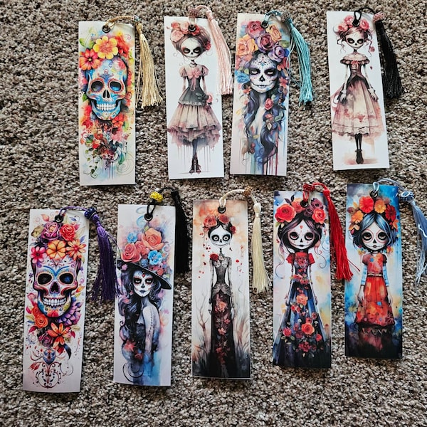 Whimsical Houses Printable Bookmarks Mixed Media Bookmark Sheets PNG ...