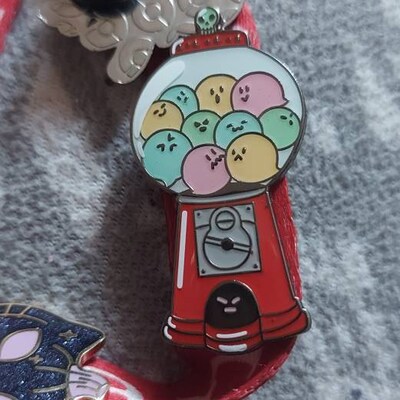 Ghost Gumball Machine Enamel Pin - Etsy