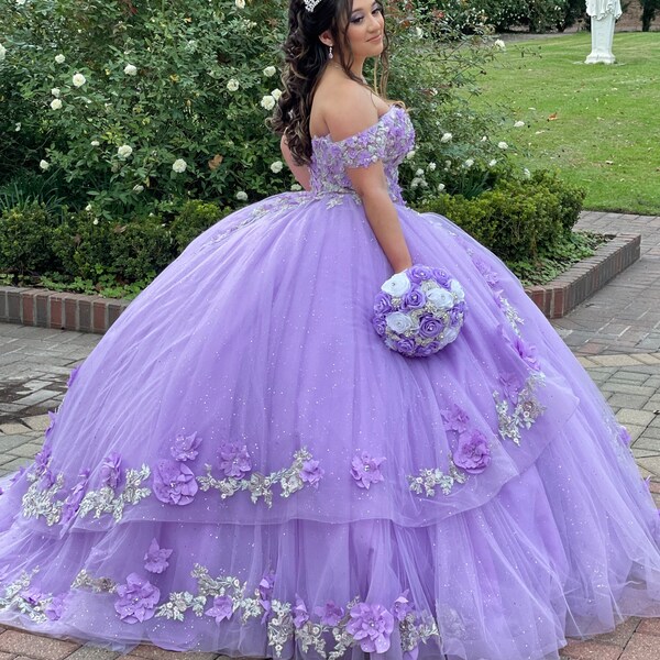 Lilac Quinceañera Bouquet, Butterfly Theme, Lilac Quince Bouquet ...