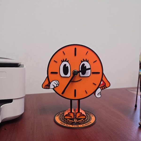 Miss Minutes Loki Clock - Marvel-inspired Wall and Desk Clock, TVA Time ...