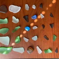 Large Sea Glass Beach Glass Ocean Tumbled Sea Glass Frosty Sea Glass ...
