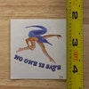 Worm on a String Cursed Sticker No One is Safe Blue Four Sizes ...
