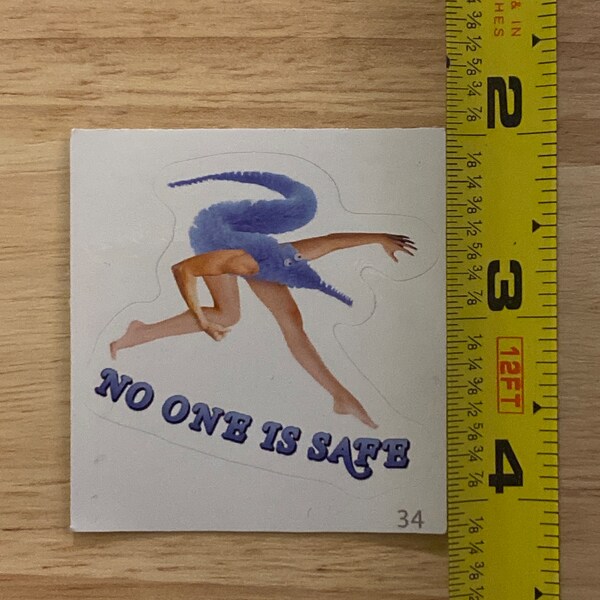 Worm on a String Cursed Sticker No One is Safe Purple Four Sizes ...