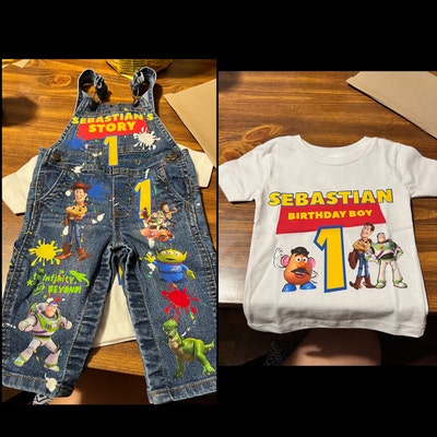 Girls TWO Fast Custom Personalized Character Denim Overalls, Overall ...