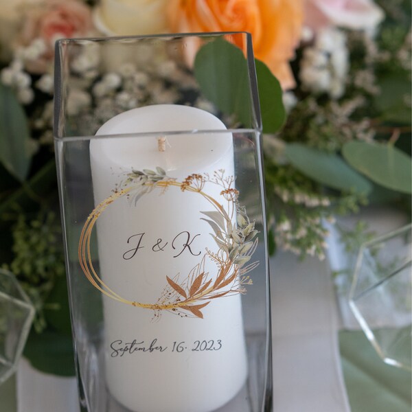 Custom Unity Set for Wedding, Unity Set Personalized, Handmade Unity ...