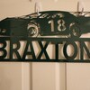 Race Car Custom Name Metal Sign, Race Car Sign, Dirt Track Racing Sign ...