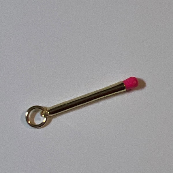 Matchstick Charm Enamel Colored Tip Matches Pendant for Earring ...