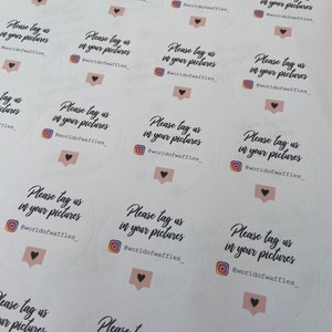 35x Review Stickers, Thank You for Your Order Stickers, Please Leave a ...