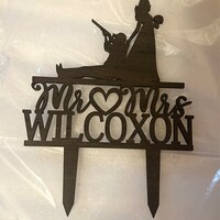 Tennis Wedding Cake Topper, Sport Wedding Cake Topper, Cake Topper With ...