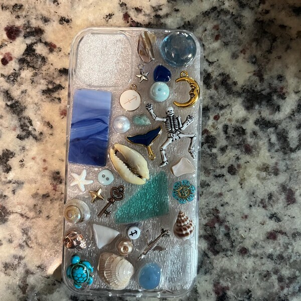 CORALINE THEMED Custom Resin Charm Phone Case EXAMPLE - Etsy