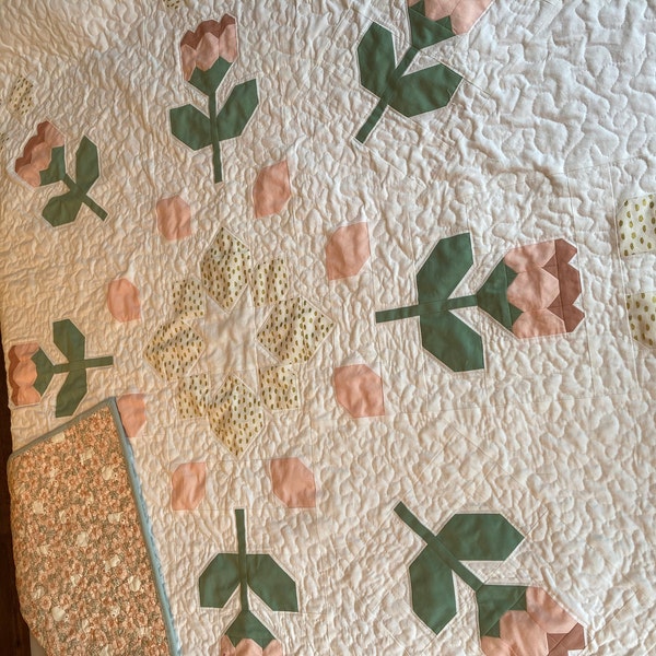 Chevron Snowflake Quilt Pattern PDF Digital Download - Etsy