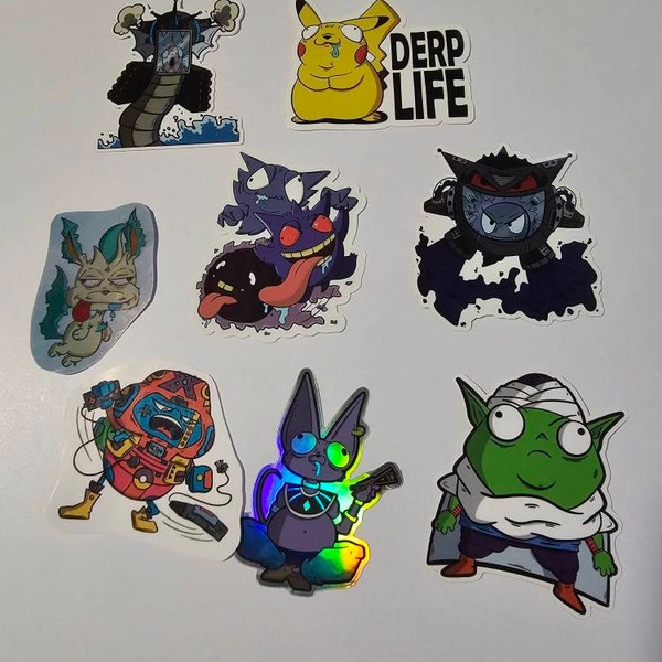 Mashup AT and Gaming Sticker Pack - Etsy