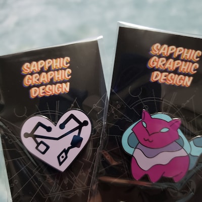Purple She-ra Failsafe Heart Chonky Melog Enamel Pin - Etsy