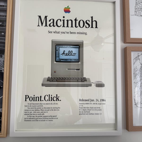 Nostalgic 90s Macintosh Poster - Etsy